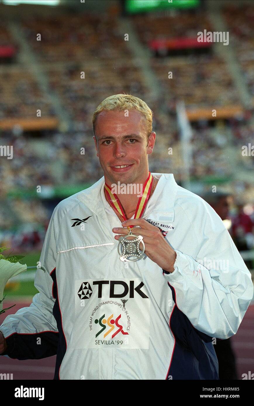 DEAN MACEY DECATHLON SILVER MEDALIST 09 September 1999 Stock Photo - Alamy