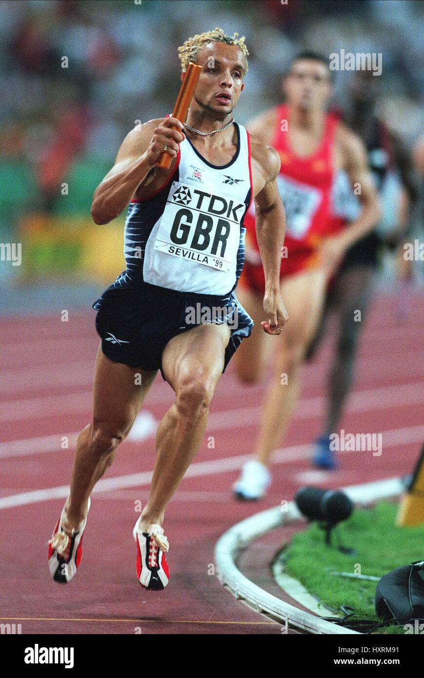 JAMIE BAULCH 4 X 400M RELAY 23 November 1999 Stock Photo - Alamy