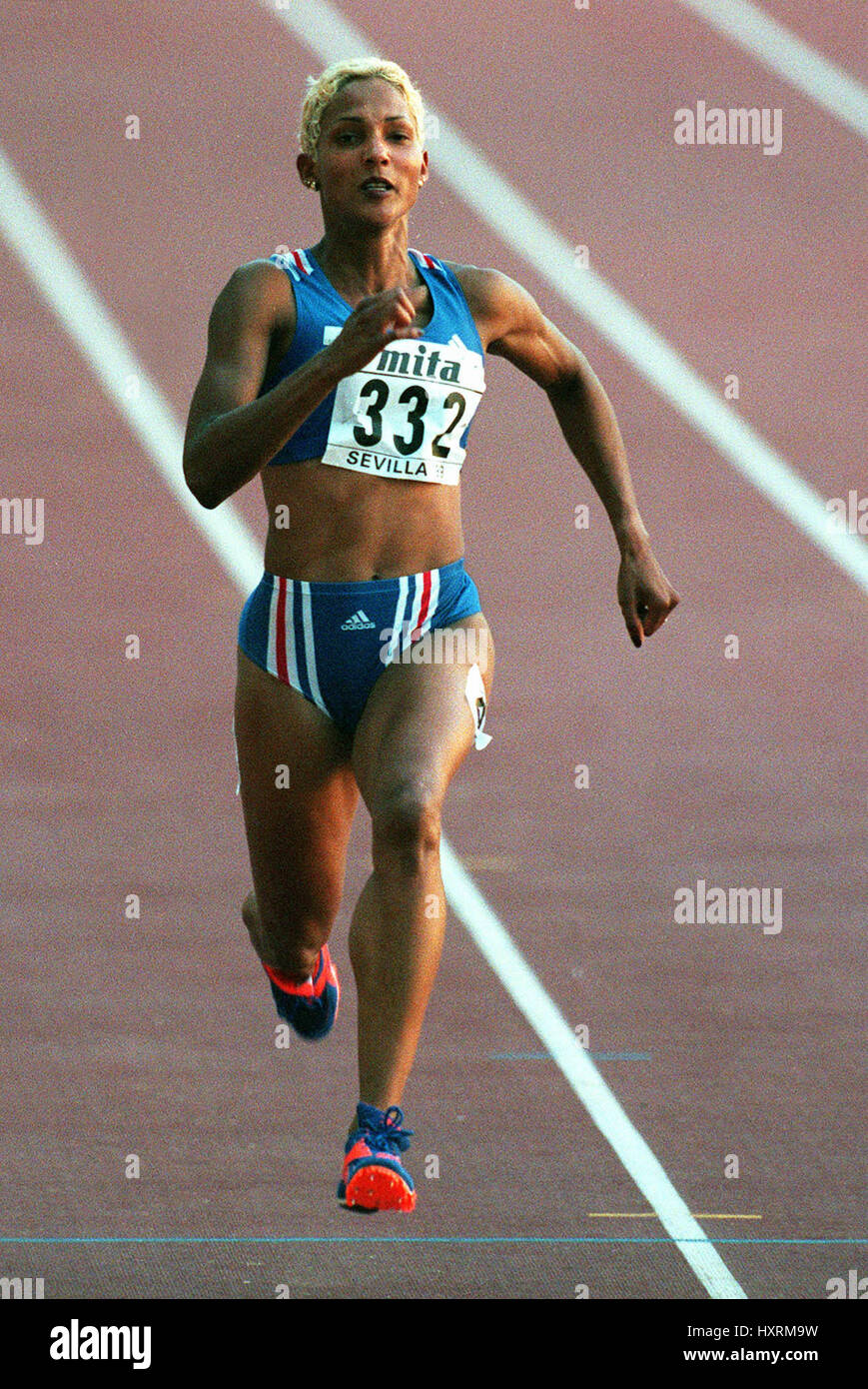 CHRISTINE ARRON 100 METERS 22 November 1999 Stock Photo - Alamy