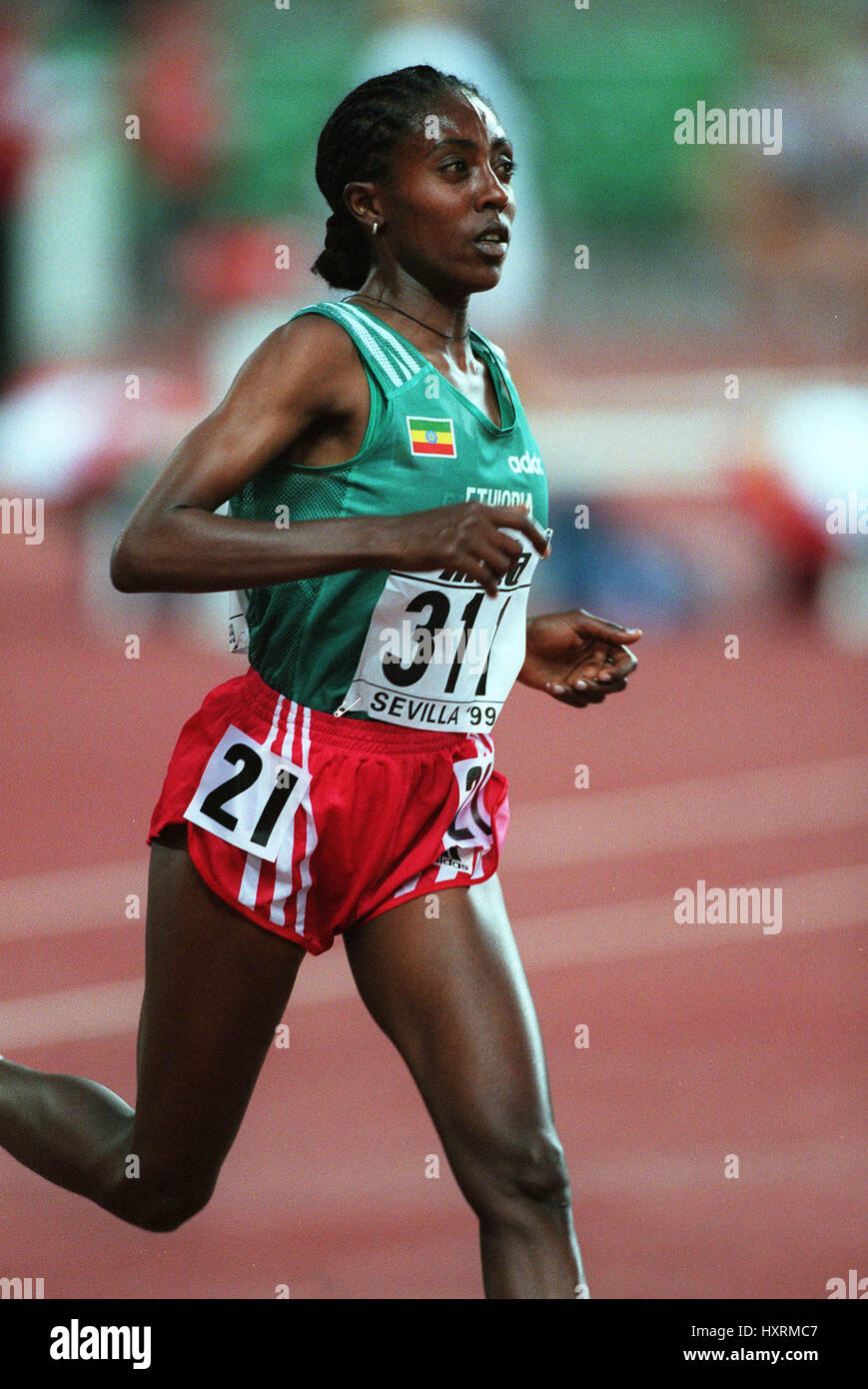 GETE WAMI 10000 METRES WINNER SEVILLE 99 23 August 1999 Stock Photo - Alamy