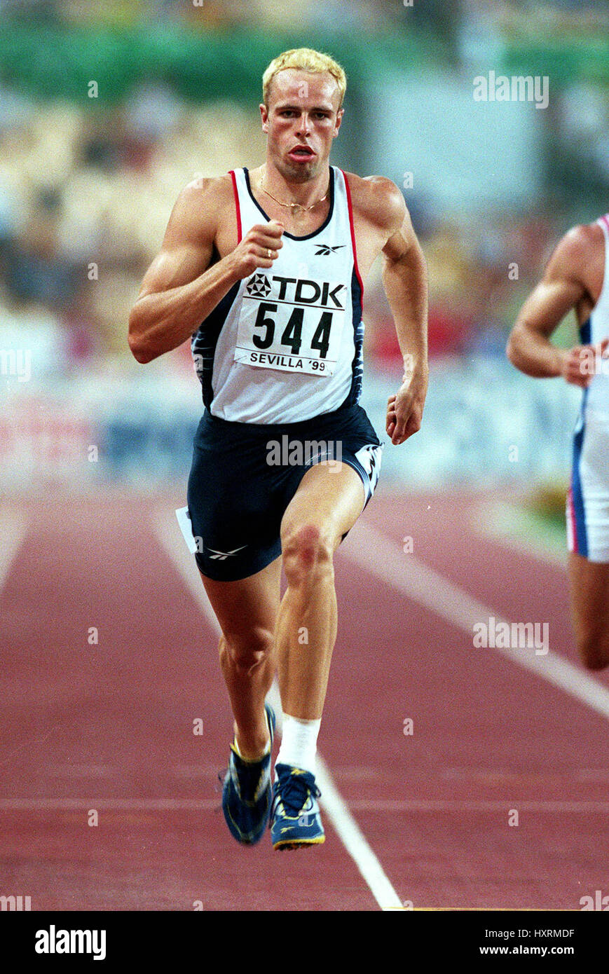 DEAN MACEY 100 METERS 24 November 1999 Stock Photo - Alamy