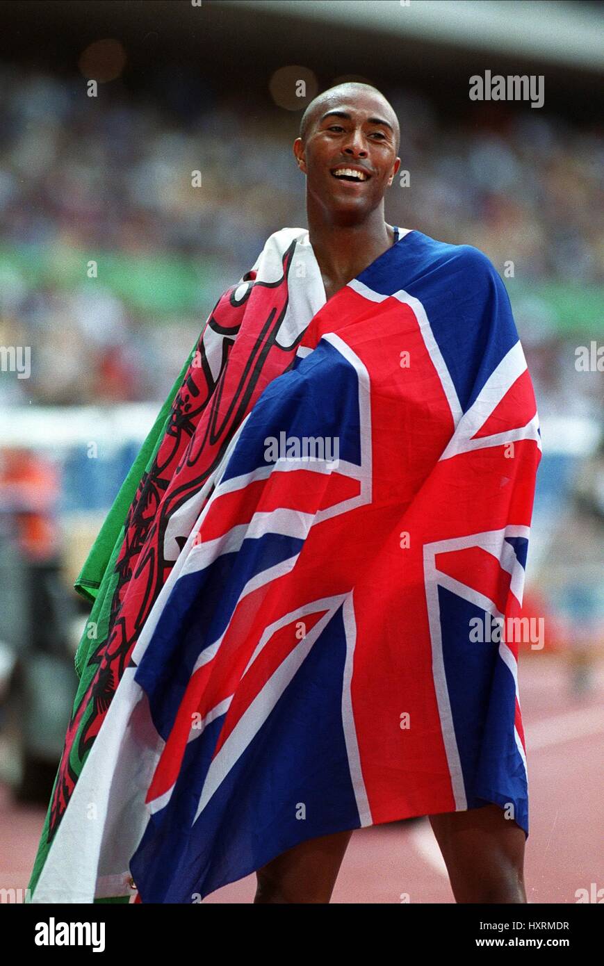 COLIN JACKSON 110 METRE HURDLES SEVILLE 1999 24 November 1999 Stock ...