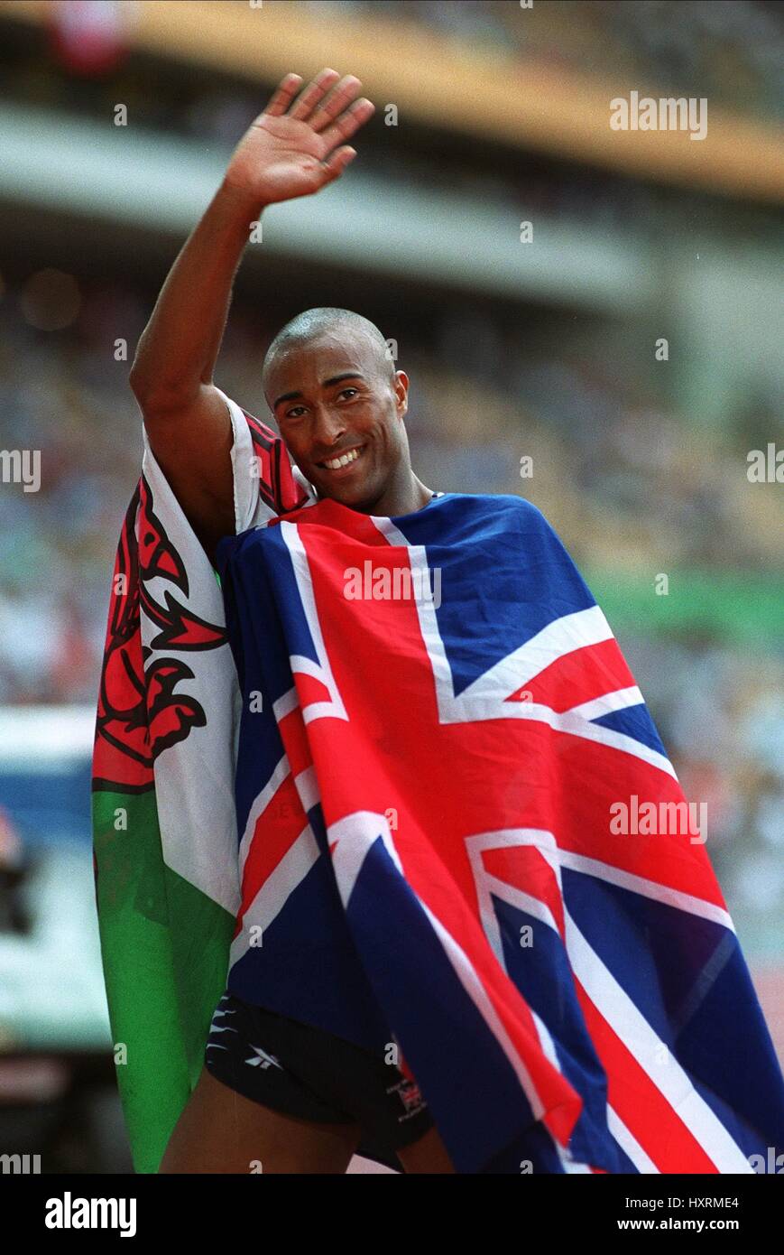 COLIN JACKSON 110 METRE HURDLES SEVILLE 1999 24 November 1999 Stock ...