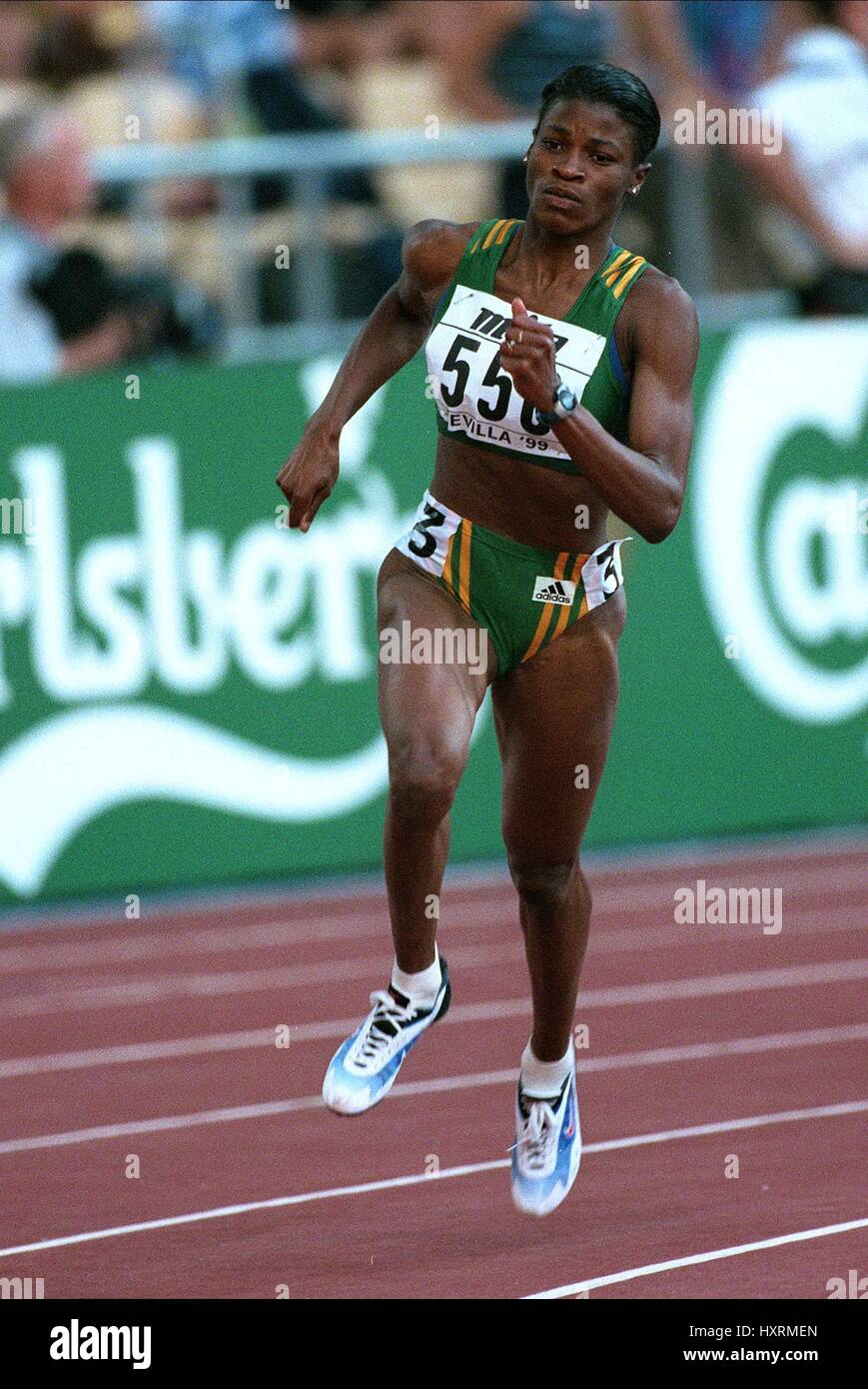 DEBBIE ANN PARRIS 400 METERS 26 August 1999 Stock Photo - Alamy