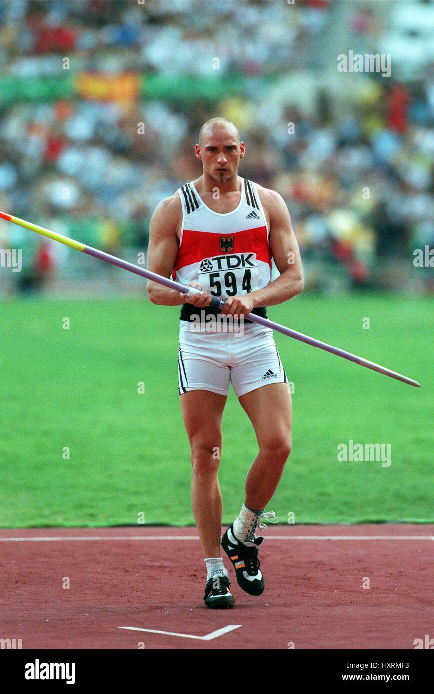 RAYMOUND HECHT JAVELIN 26 August 1999 Stock Photo - Alamy