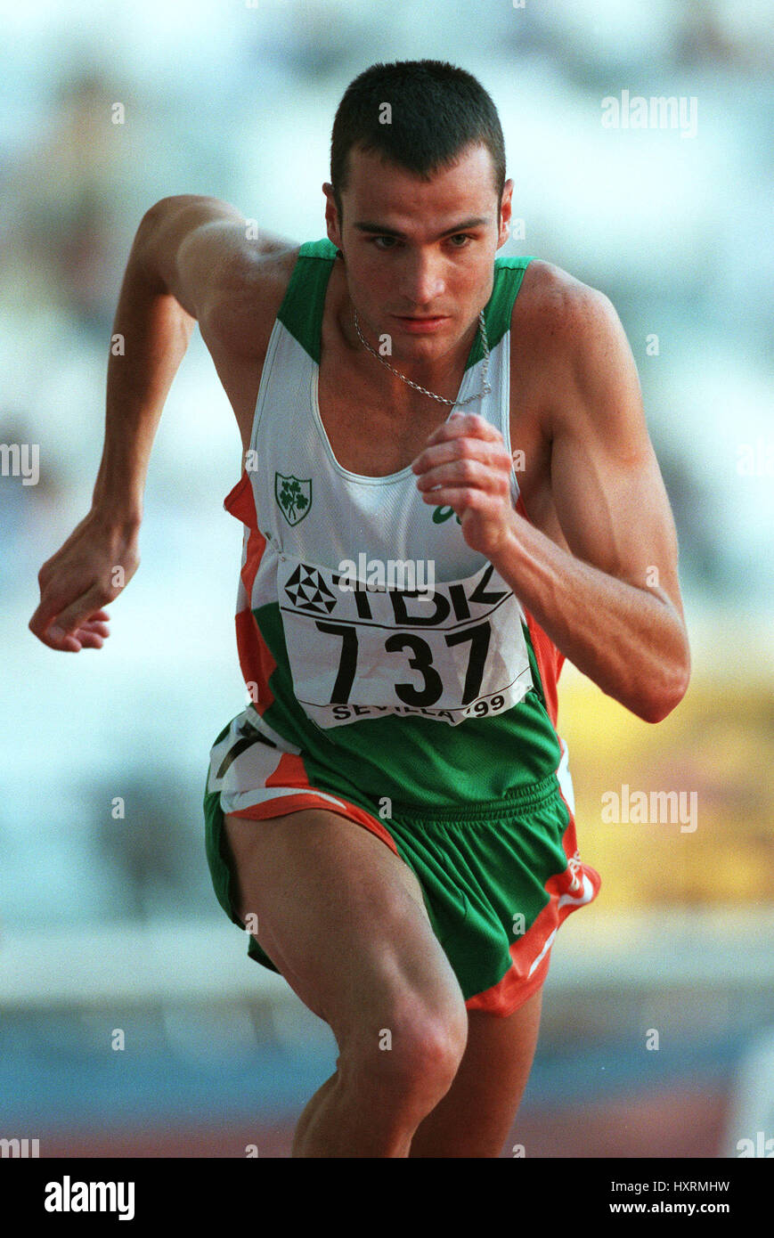 JAMES NOLAN 800 METRES 25 August 1999 Stock Photo - Alamy