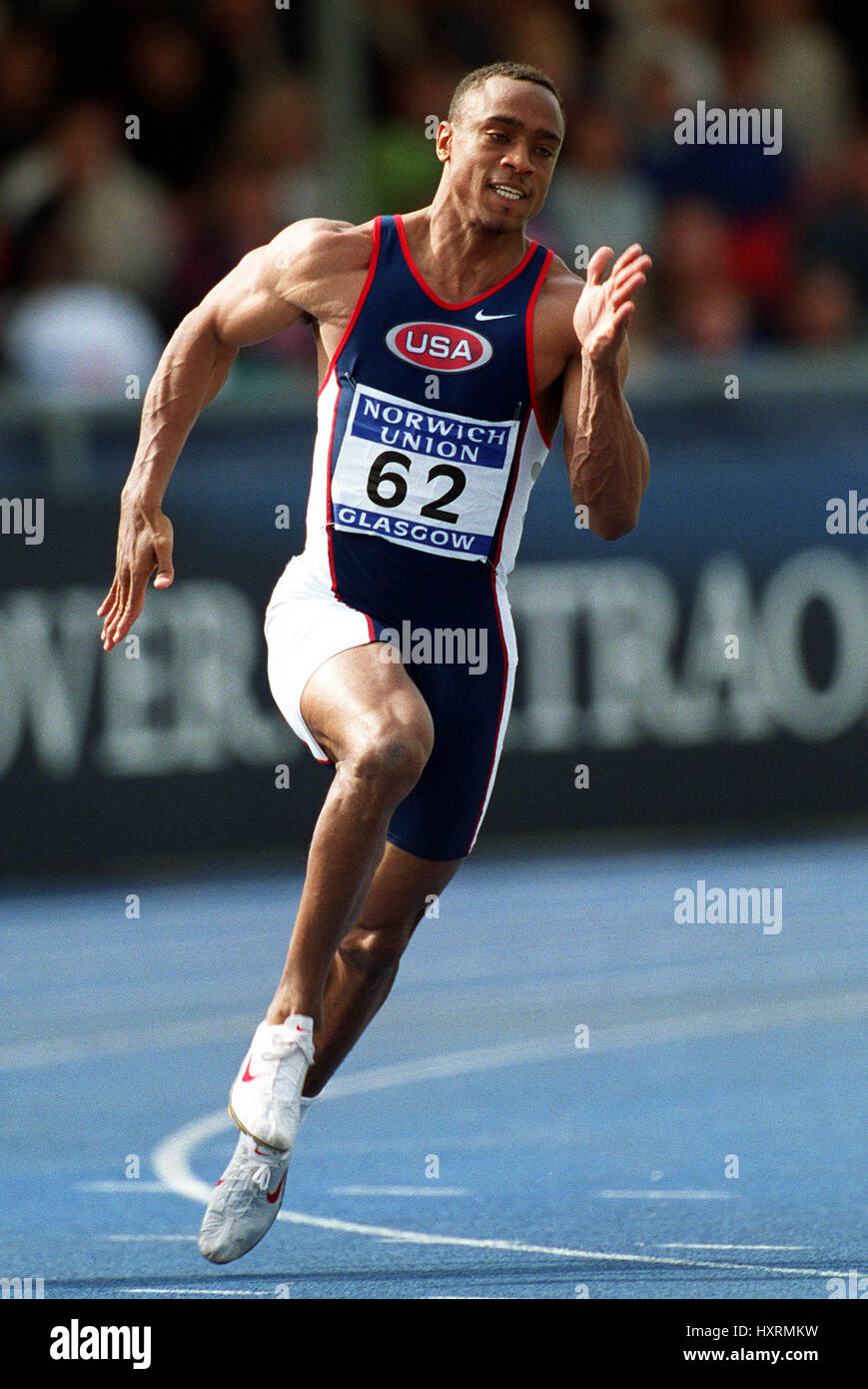 JON DRUMMOND 200 METRES SCOTSTOUN STADIUM GLASGOW SCOTLAND 02 July 2000 ...
