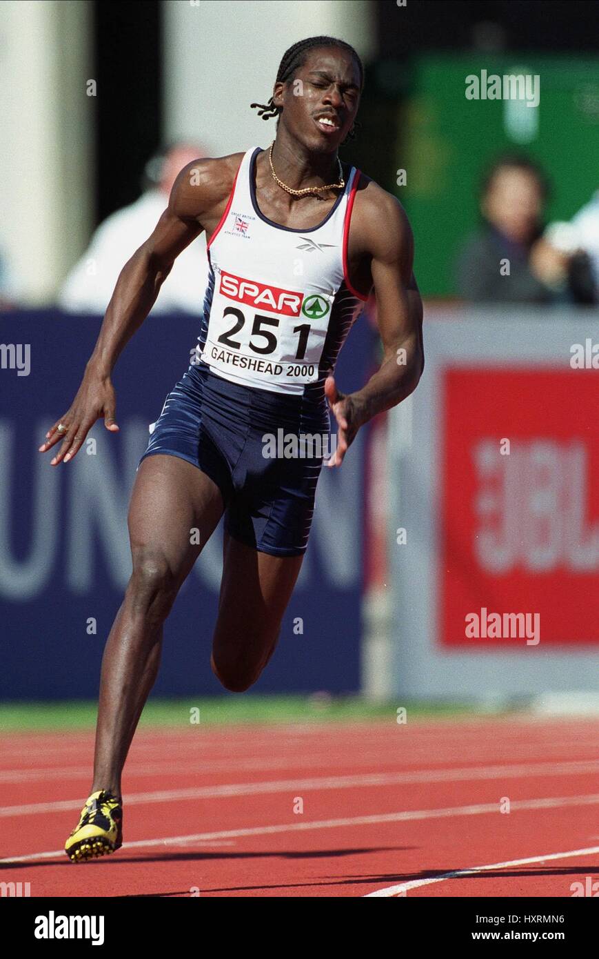 CHRISTIAN MALCOLM 200 METRES GATESHEAD STADIUM GATESHEAD ENGLAND 16 ...