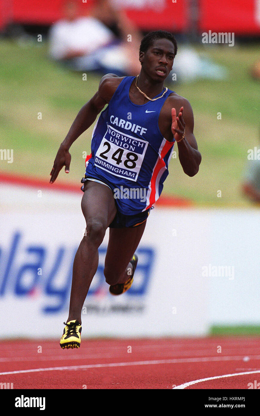 CHRISTIAN MALCOLM 200 METRES BIRMINGHAM ALEXANDER STADIUM BIRMINGHAM 12 ...