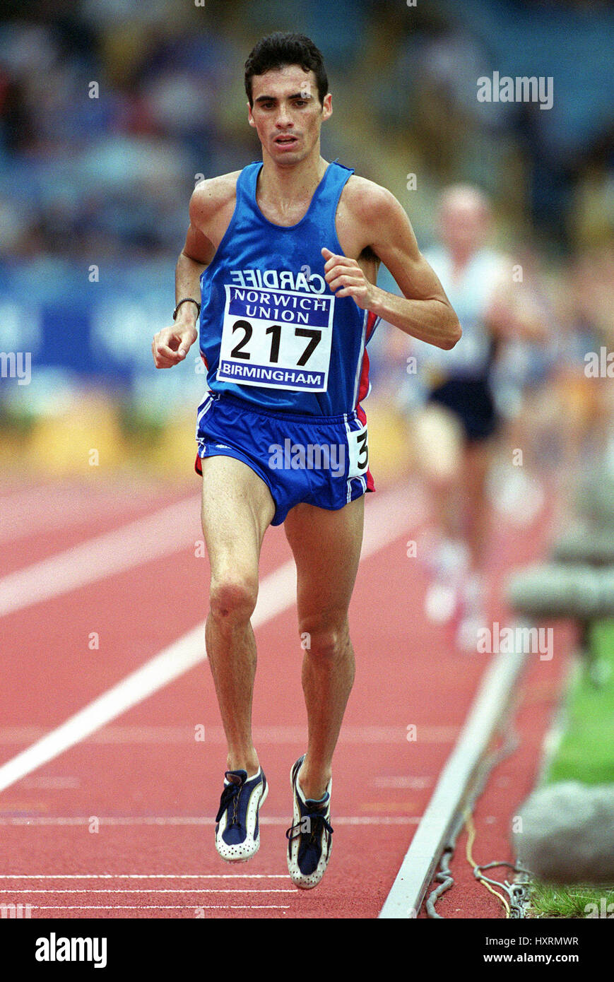 ANDRES JONES 5000 METRES BIRMINGHAM ALEXANDER STADIUM BIRMINGHAM 12 ...
