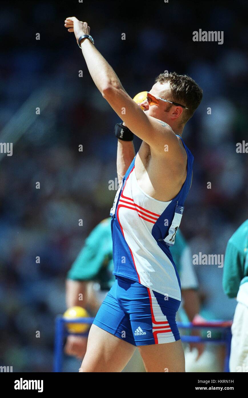 DEAN MACEY DECATHLON SHOT PUT SYDNEY OLYMPIC STADIUM SYDNEY SYDNEY ...