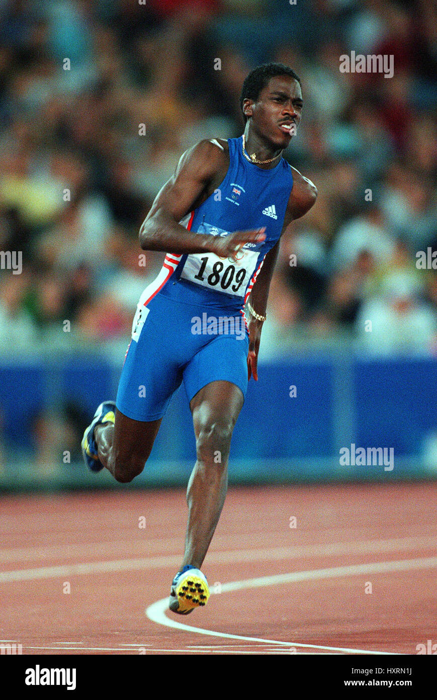 CHRISTIAN MALCOLM 200 METRES SYDNEY OLYMPICS OLYMPIC STADIUM SYDNEY ...