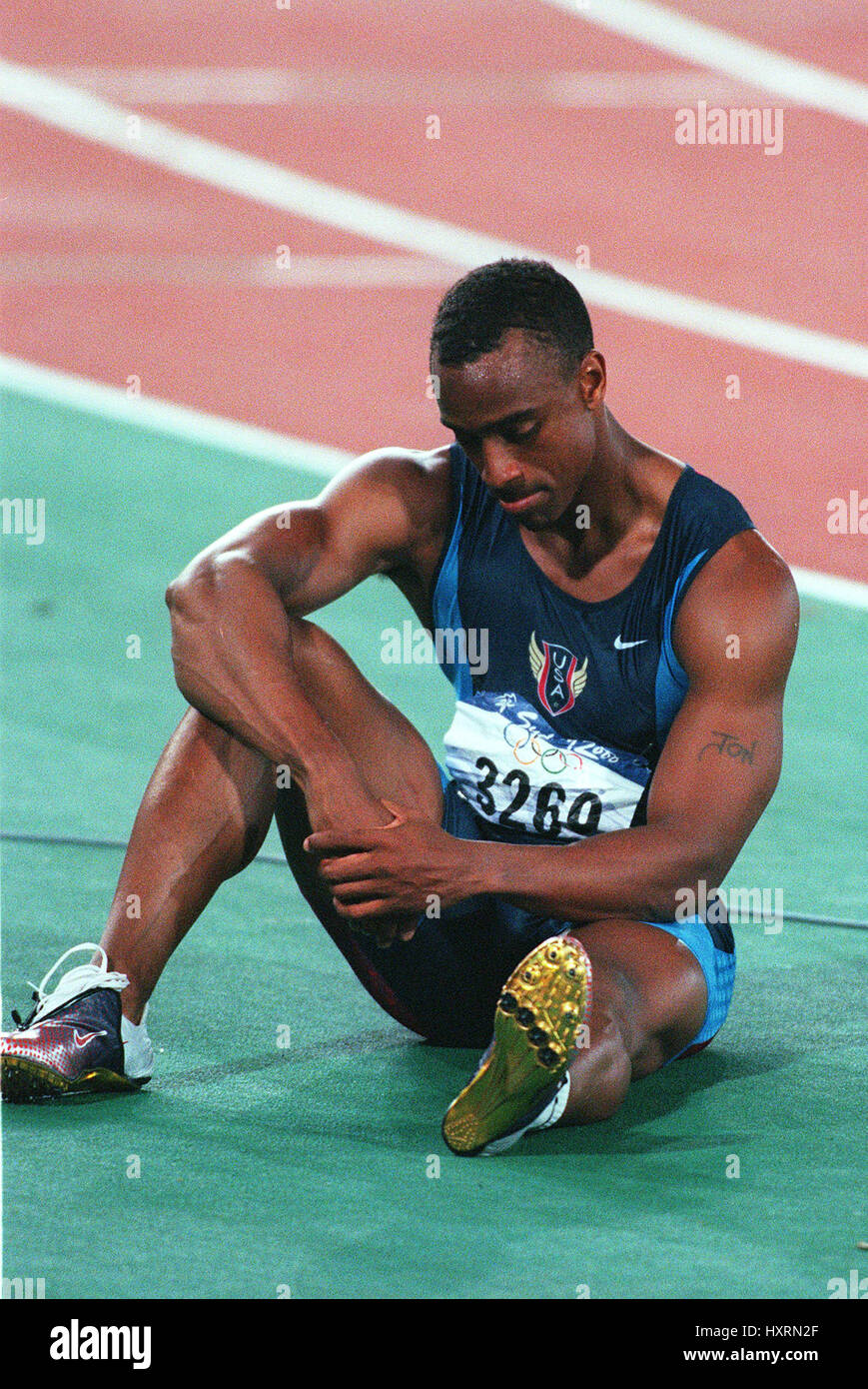 JON DRUMMOND 100 METRES SYDNEY OLYMPICS OLYMPIC STADIUM SYDNEY SYDNEY ...