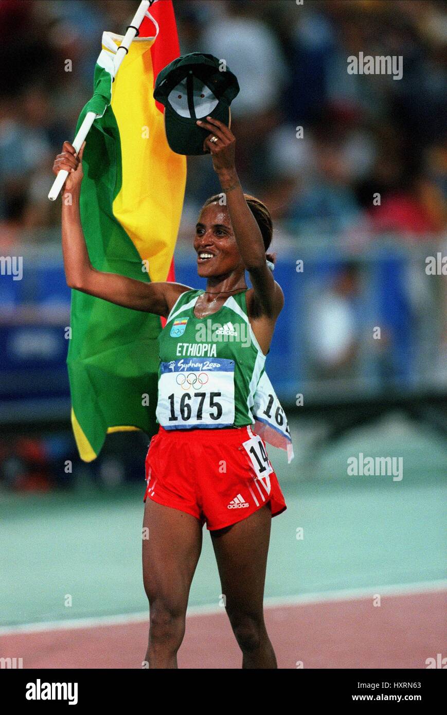 GETE WAMI 10000 METRES SYDNEY OLYMPICS OLYMPIC STADIUM SYDNEY SYDNEY ...