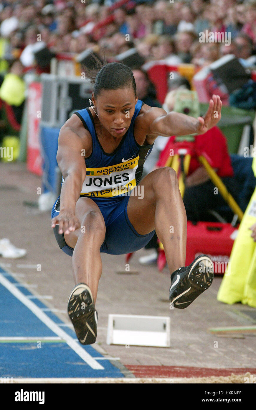 MARION JONES LONG JUMP GATESHEAD INTERNATIONAL STADIUM GATESHEAD ...