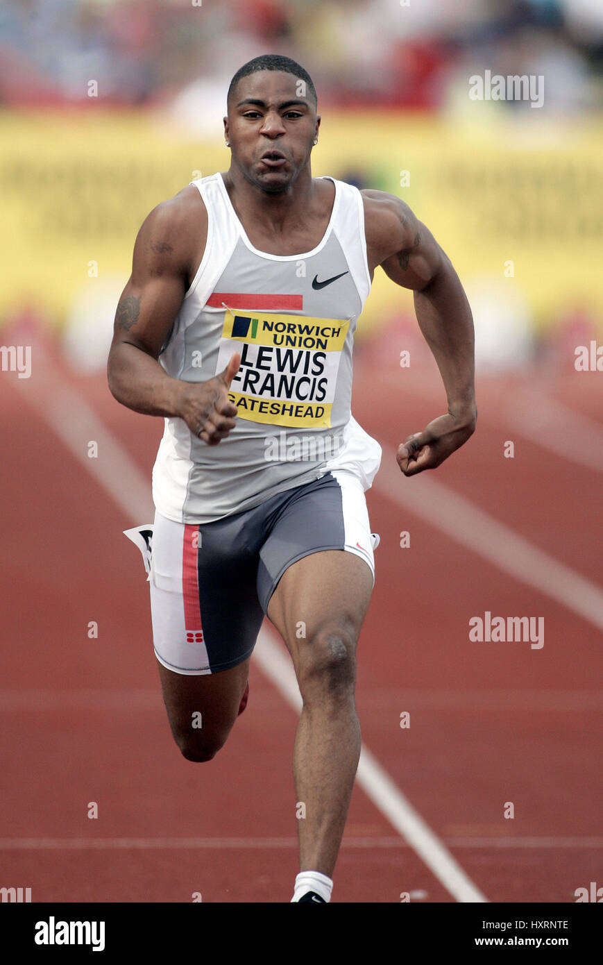 MARK LEWIS-FRANCIS 100 METRES GATESHEAD INTERNATIONAL STADIUM GATESHEAD ...