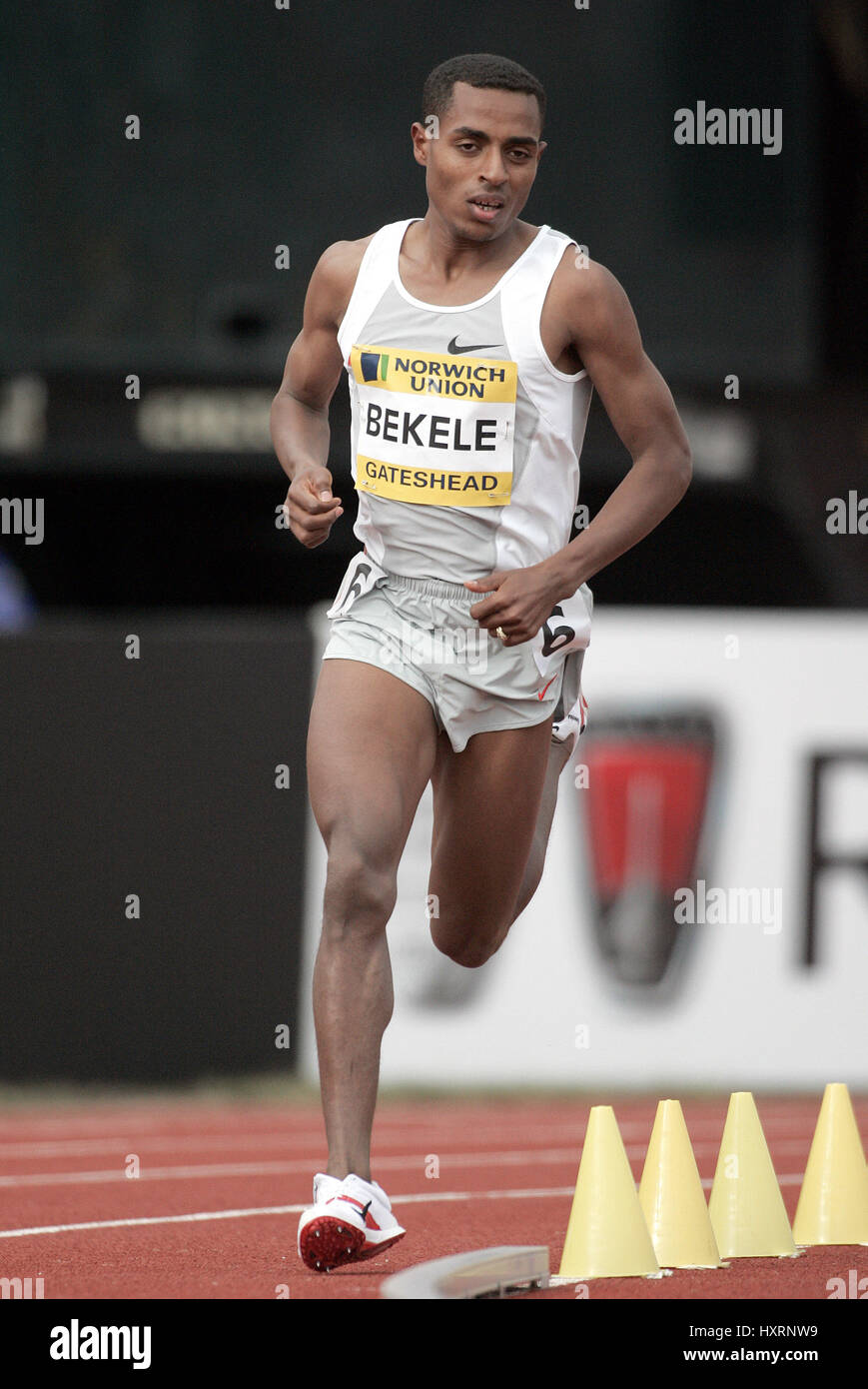 KENENISA BEKELE 3000 METRES GATESHEAD INTERNATIONAL STADIUM GATESHEAD ...