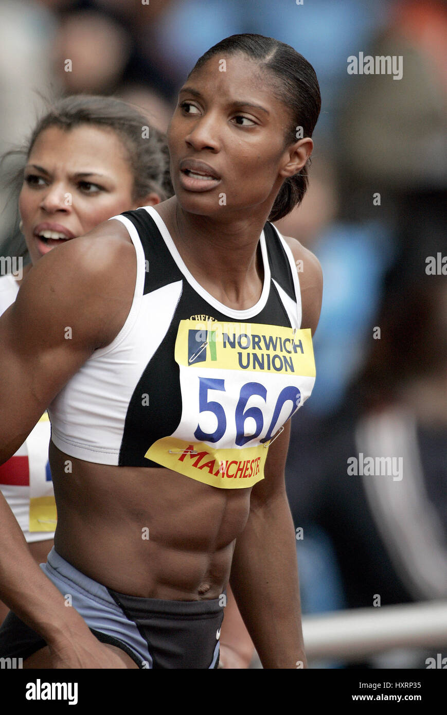 DENISE LEWIS 100 METRE HURDLES MANCHESTER REGIONAL ARENA MANCHESTER ...