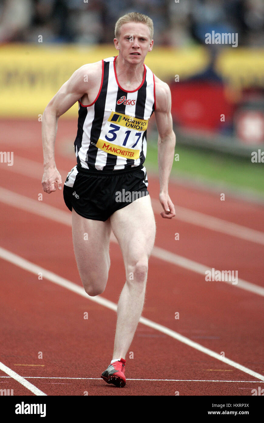 NICHOLAS SMITH 100 METRES MANCHESTER REGIONAL ARENA MANCHESTER ENGLAND ...