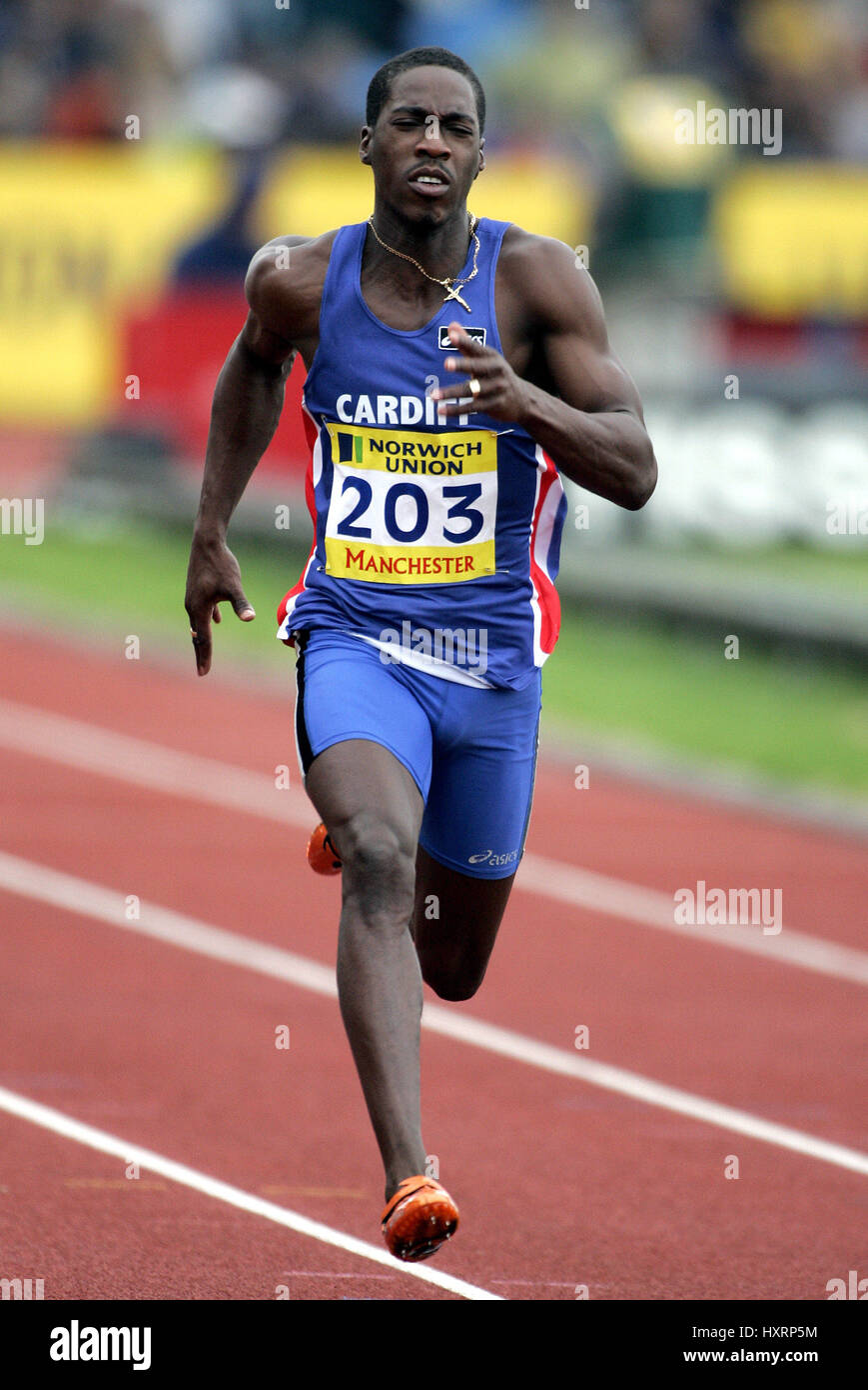 CHRISTIAN MALCOLM 200 METRES MANCHESTER REGIONAL ARENA MANCHESTER ...