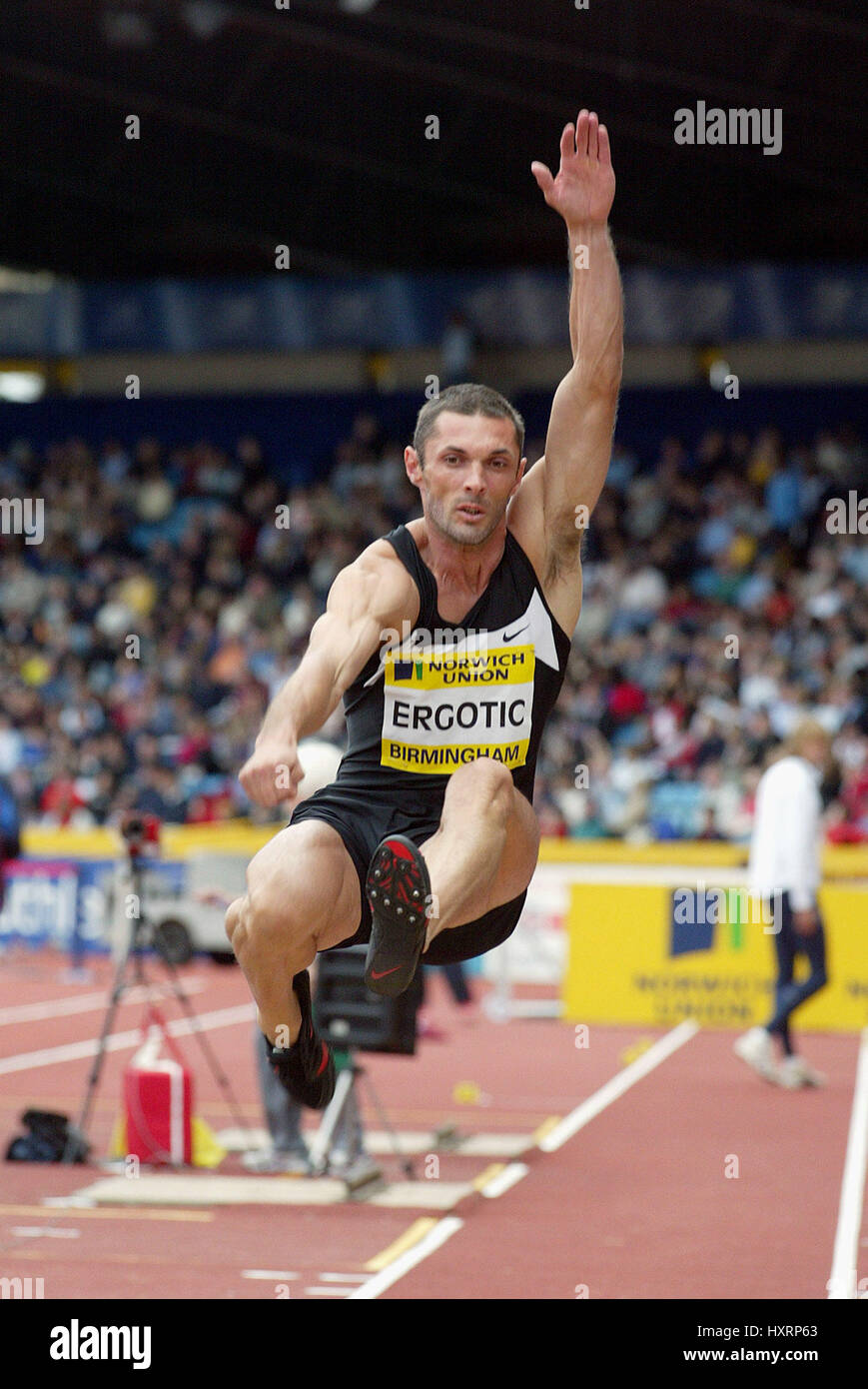 SINISA ERGOTIC LONG JUMP ALEXANDER STADIUM BIRMINGHAM ENGLAND 25 July ...