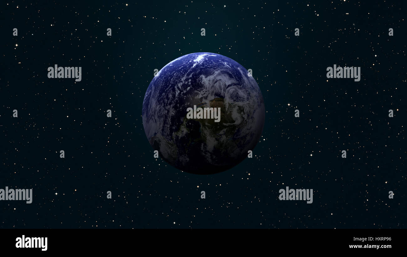 Solar System - Earth. Outer space on the background. Elements of this ...