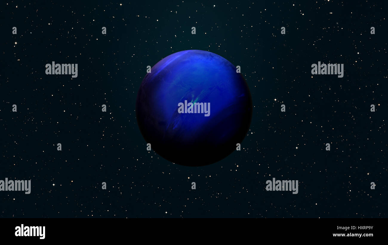 Solar System - Neptune. It is the eighth and farthest planet from the ...