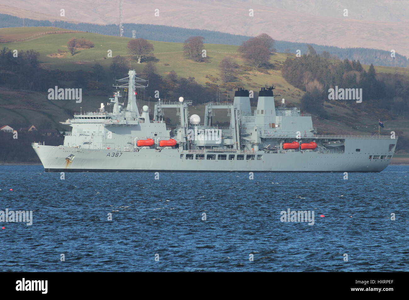 RFA Fort Victoria (A387), a Fort Victoria-class multi-role ...