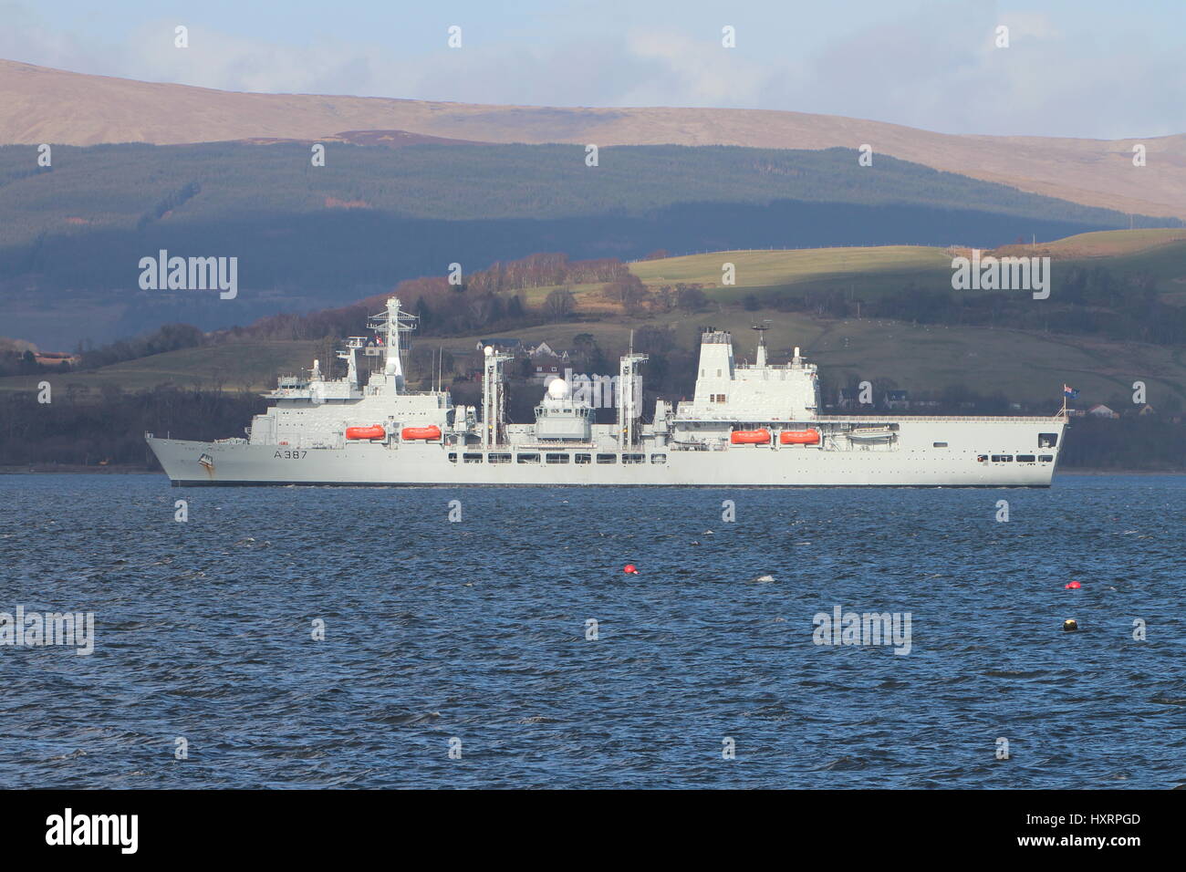 RFA Fort Victoria (A387), a Fort Victoria-class multi-role ...