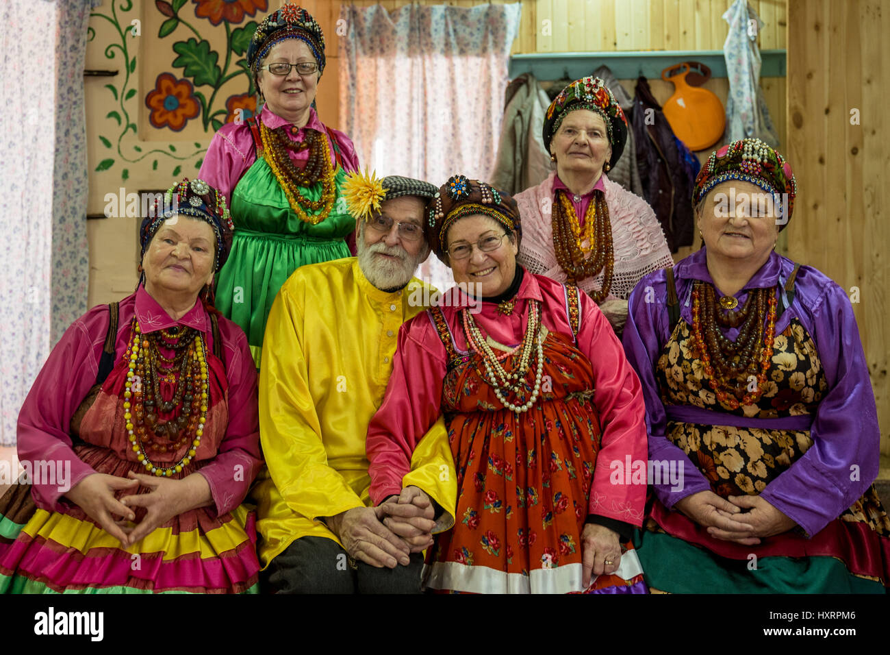 Russian Old Believers' village in the Buryatia region of Siberia Stock ...