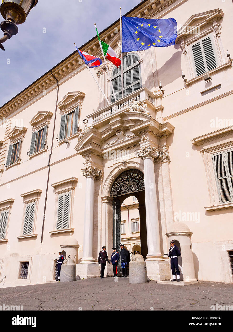 Quirinale Palace The Italian Prime Minster's residence in Rome the ...