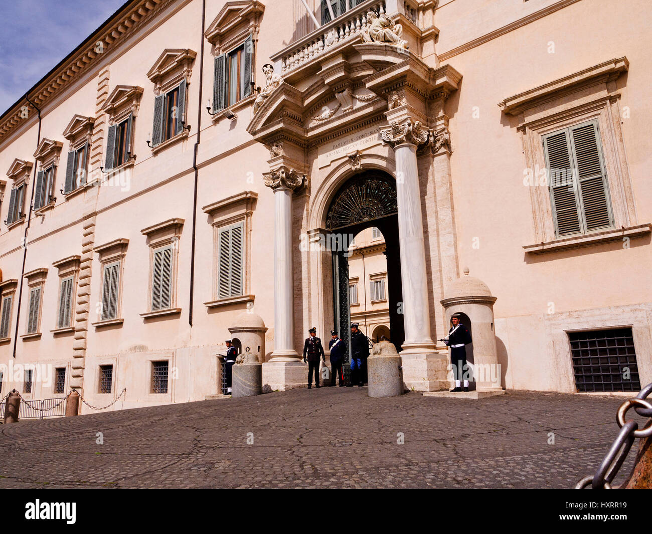 Quirinale Palace The Italian Prime Minster's residence in Rome the ...