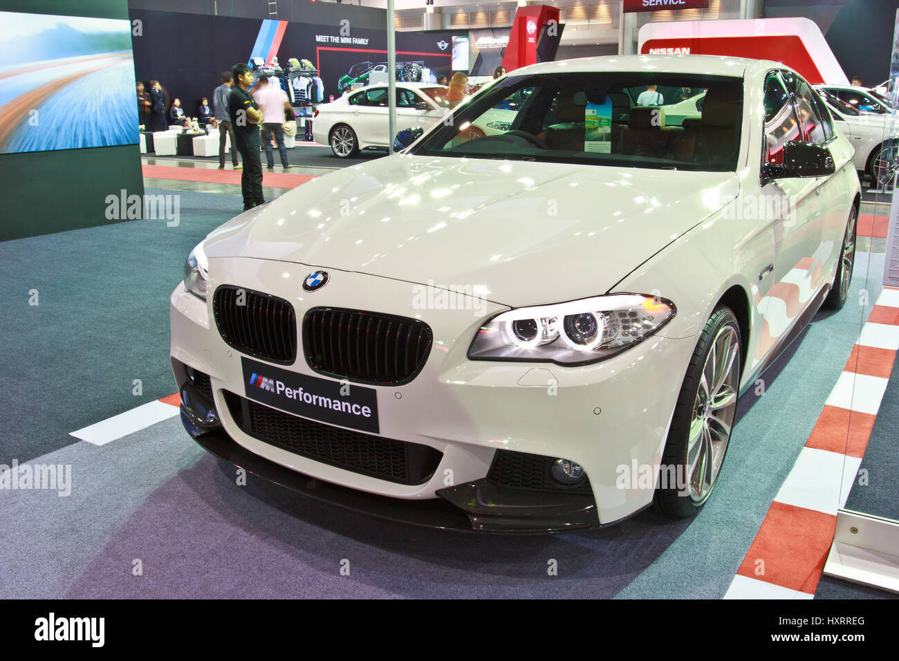 BANGKOK - JUNE 23 : BMW 528i show at The second Bangkok International ...