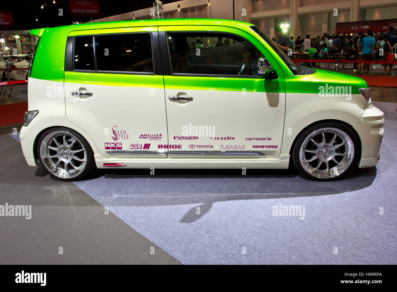 BANGKOK - JUNE 23 : TOYOTA bB show at The second Bangkok International ...
