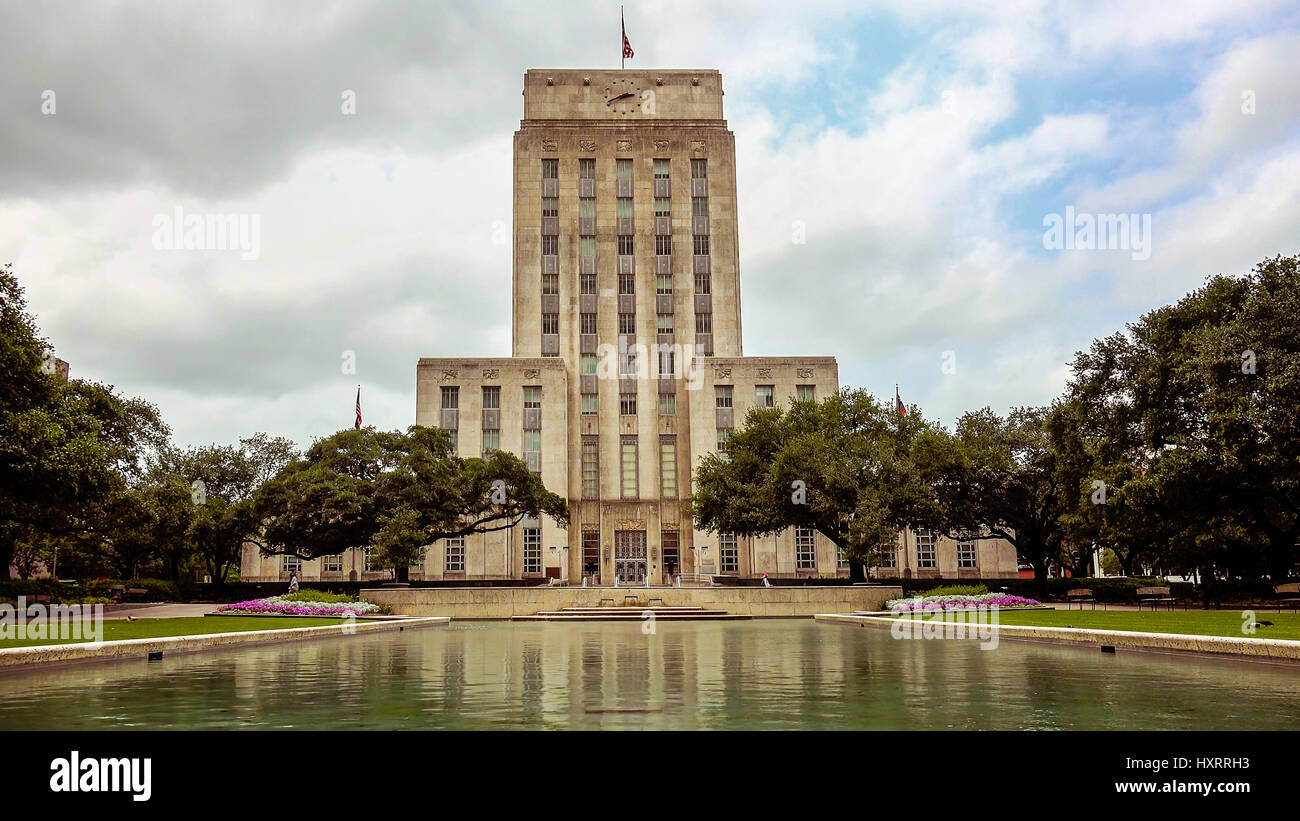 City Hall building in downtown Houston, Texas Stock Photo - Alamy