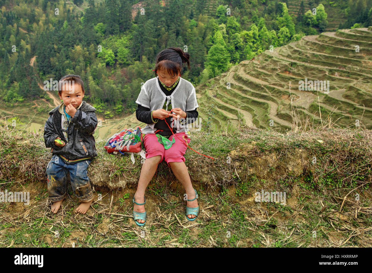 Agriculture child china chinese hi-res stock photography and images - Alamy