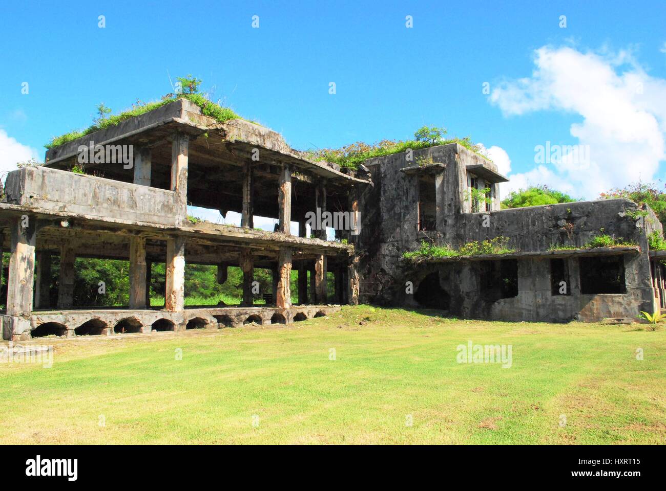 Japanese Air Command Building,Tinian Ruins of the Japanese Air Command ...