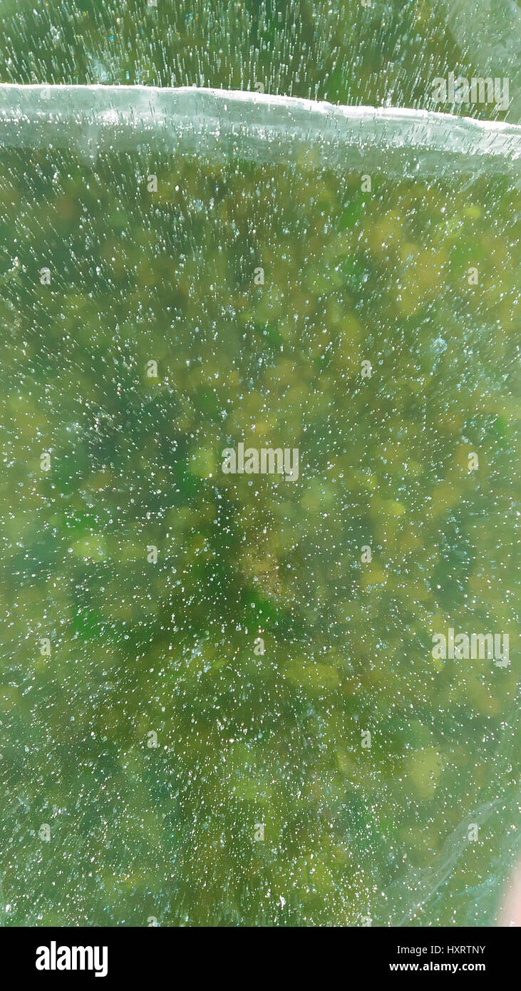 Snow Covered Ice Cracked Ground Texture Top view Stock Photo - Alamy