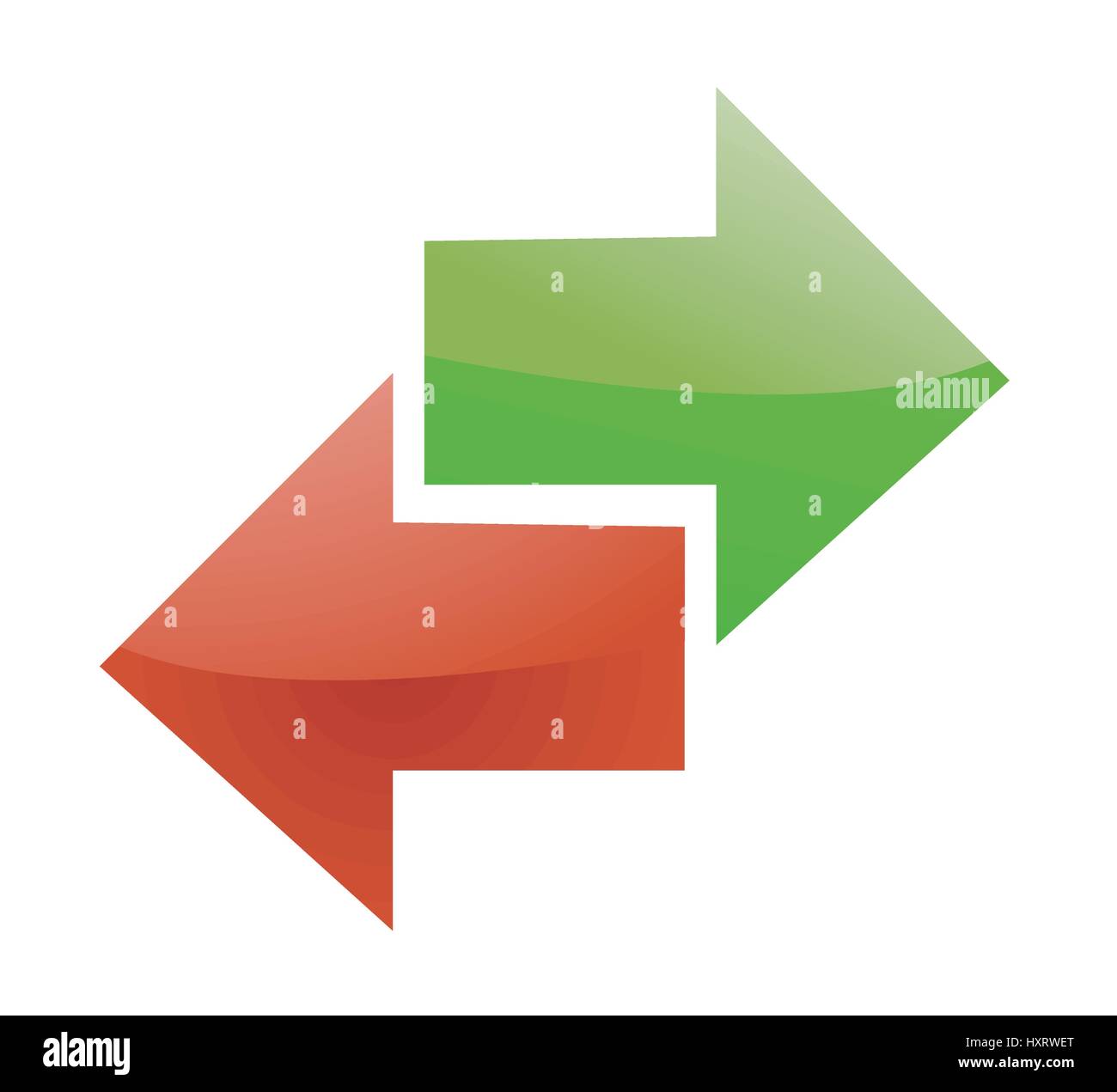 Arrow sign vector illustration on white Stock Vector Image & Art - Alamy