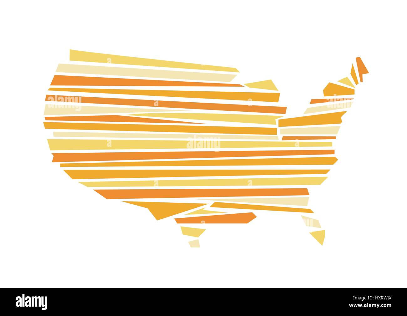 USA map vector illustration Stock Vector Image & Art - Alamy