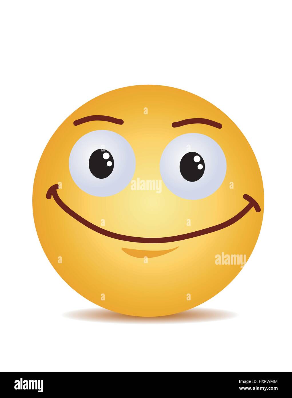 Modern yellow laughing happy smile Stock Vector Image & Art - Alamy