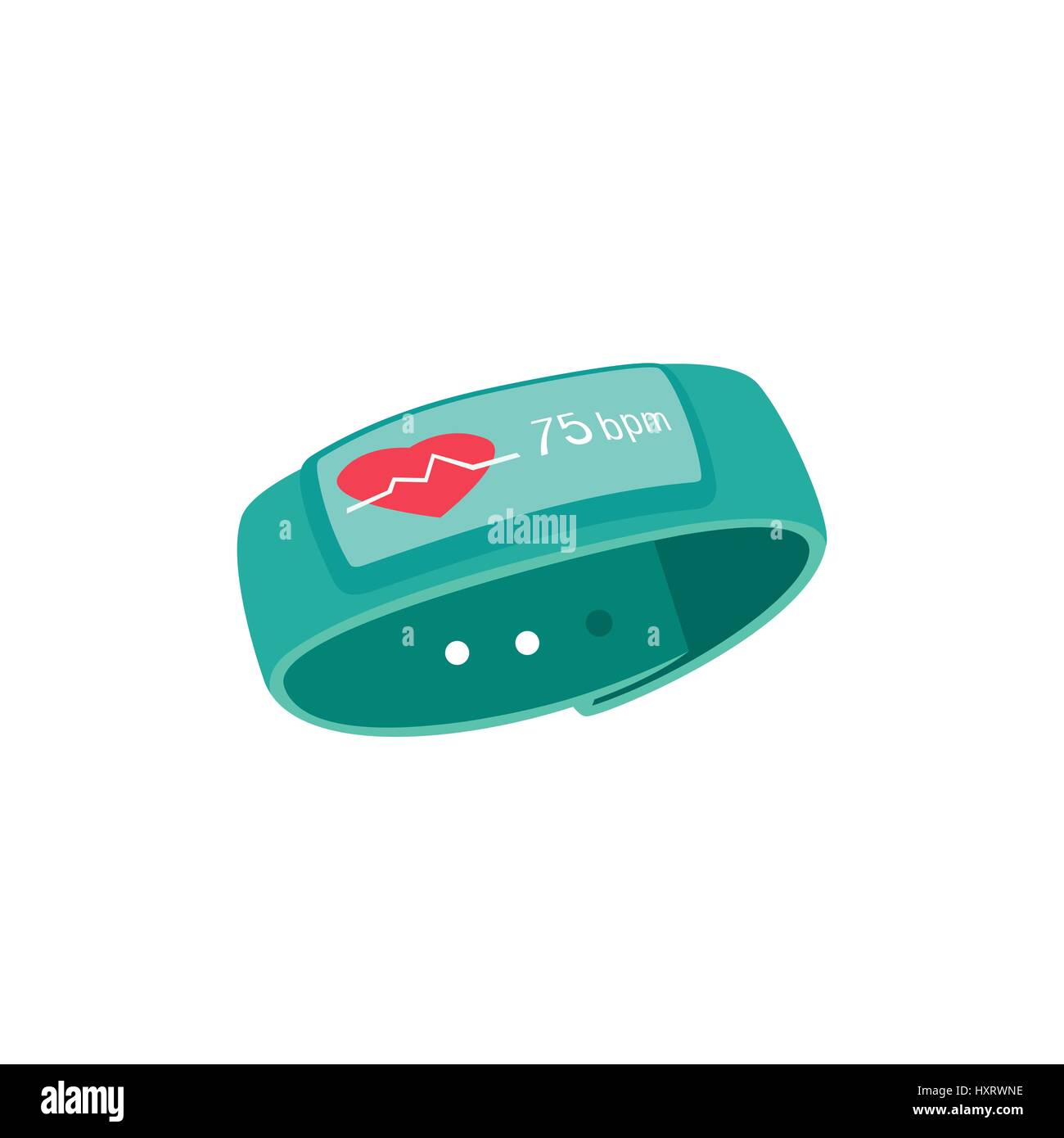 Fitness watch icon heart Cut Out Stock Images & Pictures - Alamy