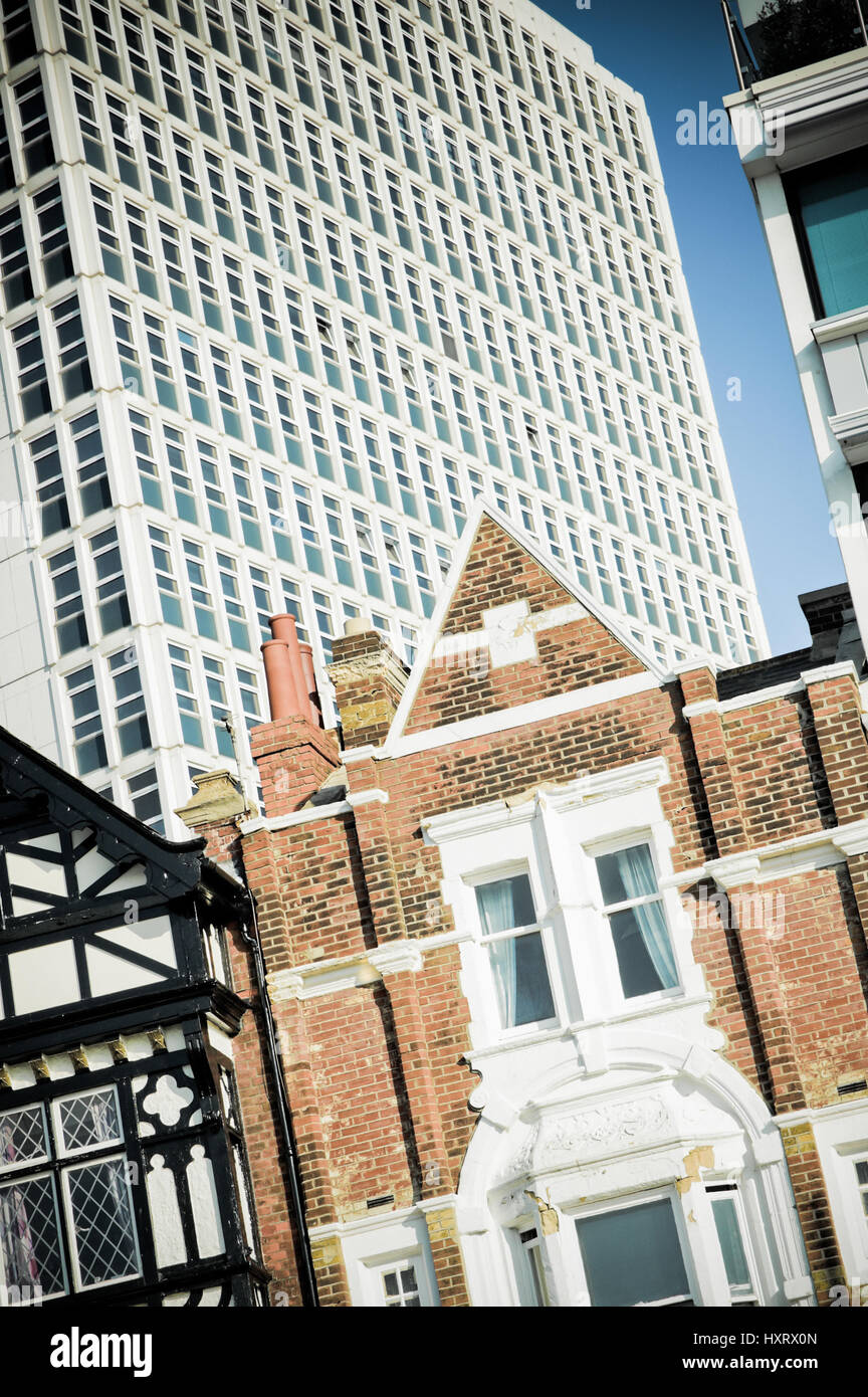 abstract montage of different architectural building styles Stock Photo ...