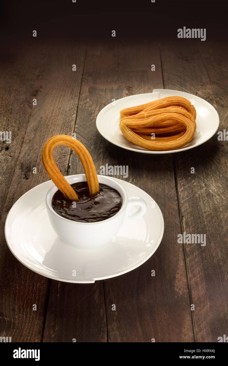 A photo of churros, traditional Spanish, and especially Madrid, dessert ...