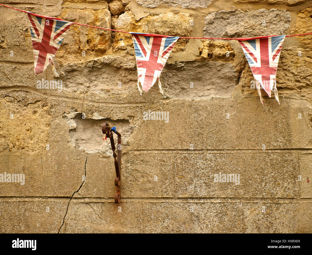 Tattered Union Jack Stock Photo - Alamy