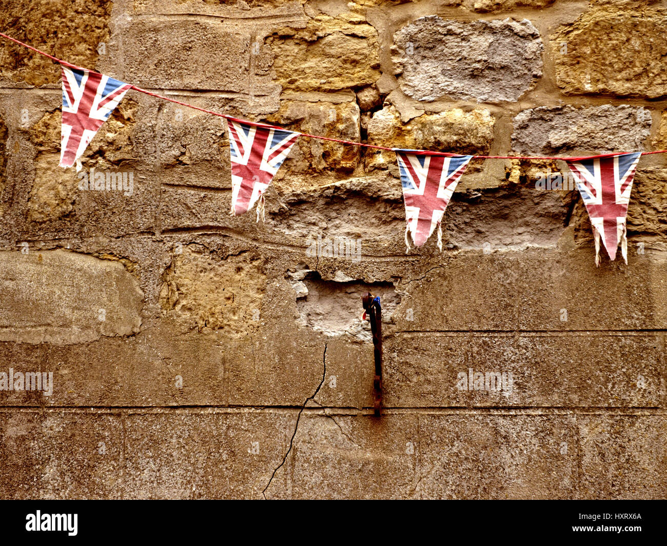 Tattered Union Jack Stock Photo - Alamy