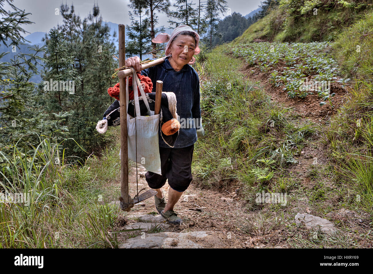 Hand hoe china hi-res stock photography and images - Alamy