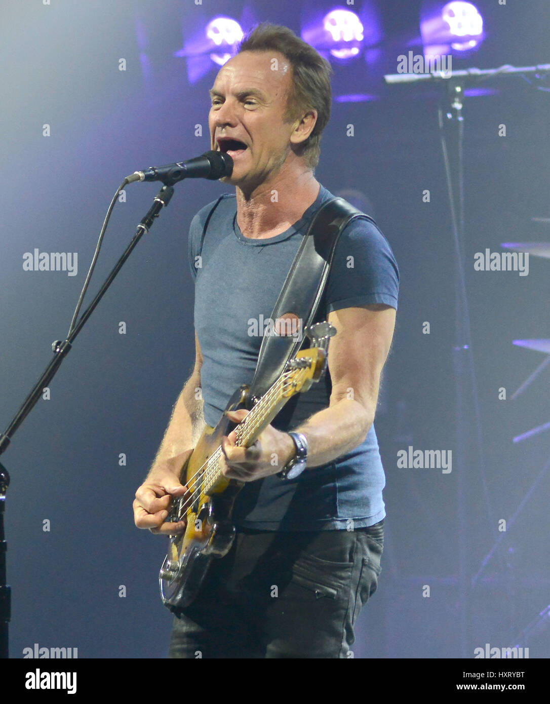 Sting performs live at the Fillmore Miami Beach at the Jackie Gleason ...