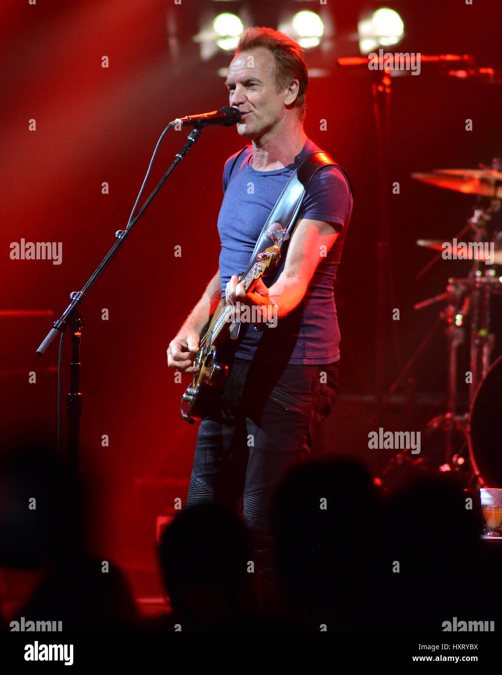 Sting performs live at the Fillmore Miami Beach at the Jackie Gleason ...