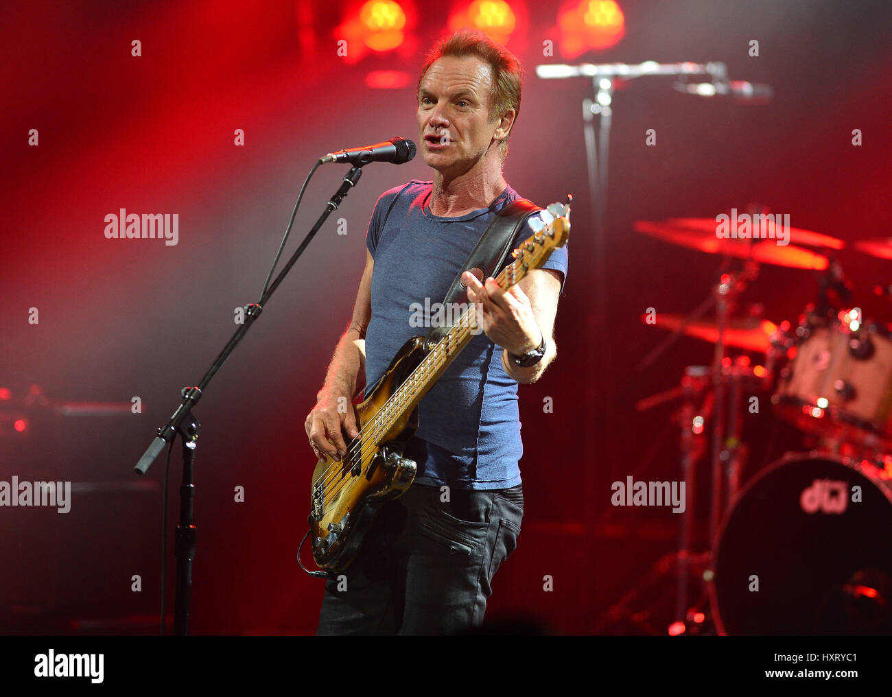 Sting performs live at the Fillmore Miami Beach at the Jackie Gleason ...